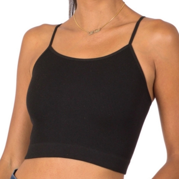Boutique | Tops | Seamless Ribbed Cropped Cami Top | Poshmark